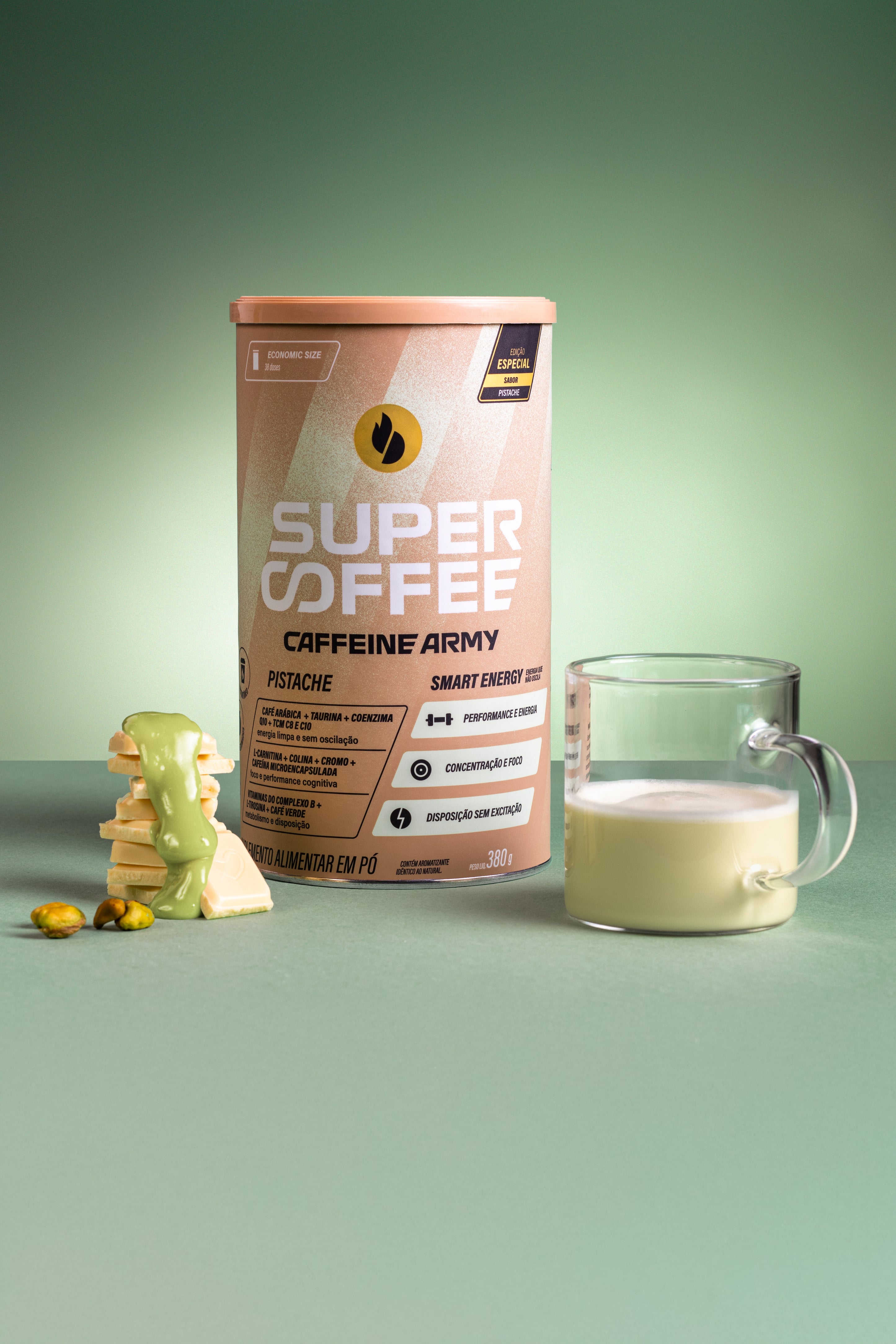 SuperCoffee Pistache 380g – Caffeine Army